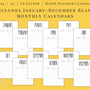 Printable Rae Dunn Daily Planner Bundle, Month, Financial, Meal ...