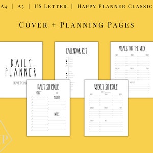 Printable Rae Dunn Daily Planner Bundle, Month, Financial, Meal ...