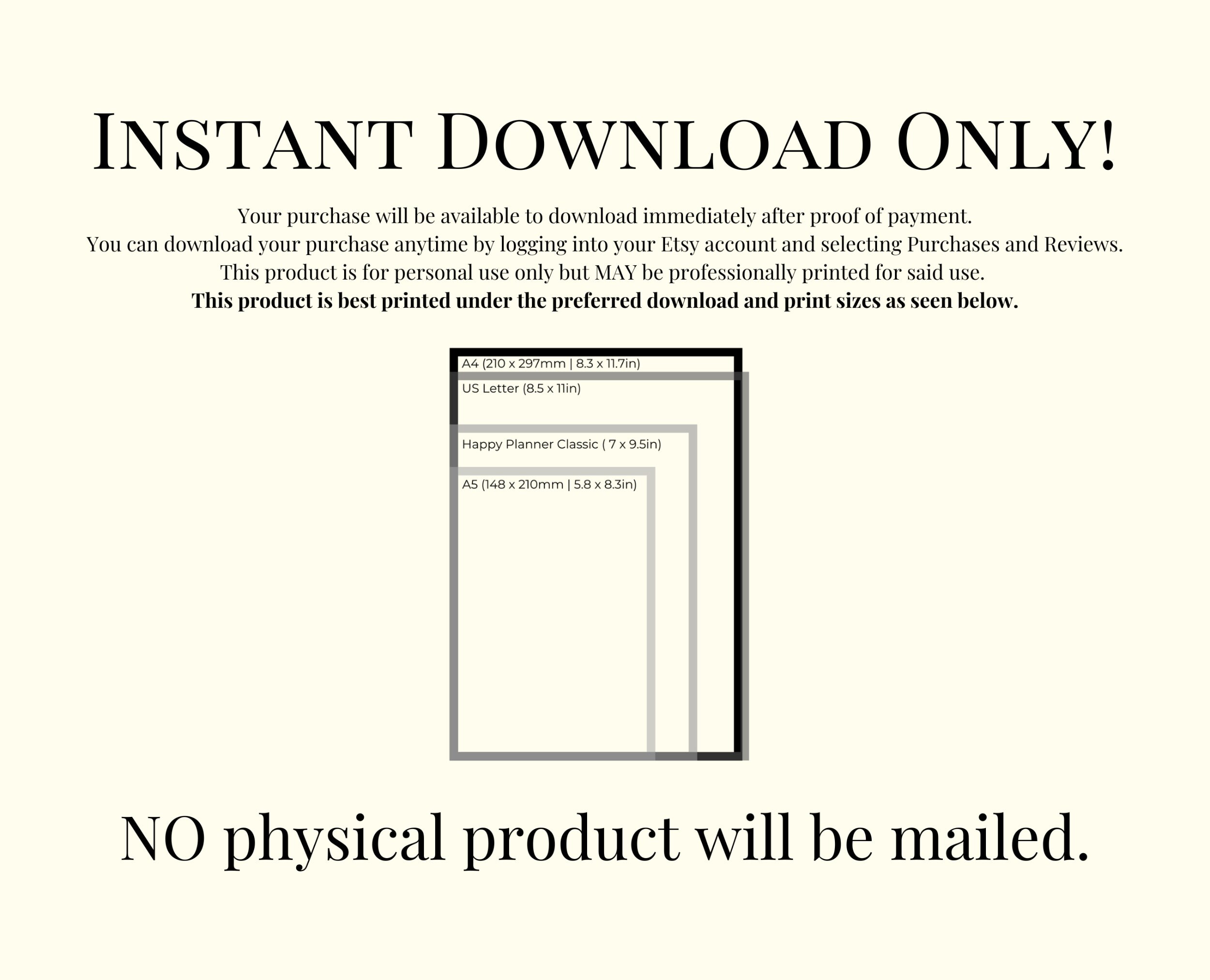 Printable Bill Tracker, Monthly & Quarterly, A4 A5 US Letter (PDF) - Etsy