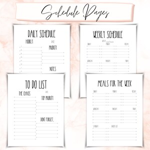 Printable Rae Dunn Daily Planner Bundle Monthly Planner | Etsy
