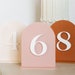 Arch Table Numbers Acrylic Table Numbers Wedding Table - Etsy