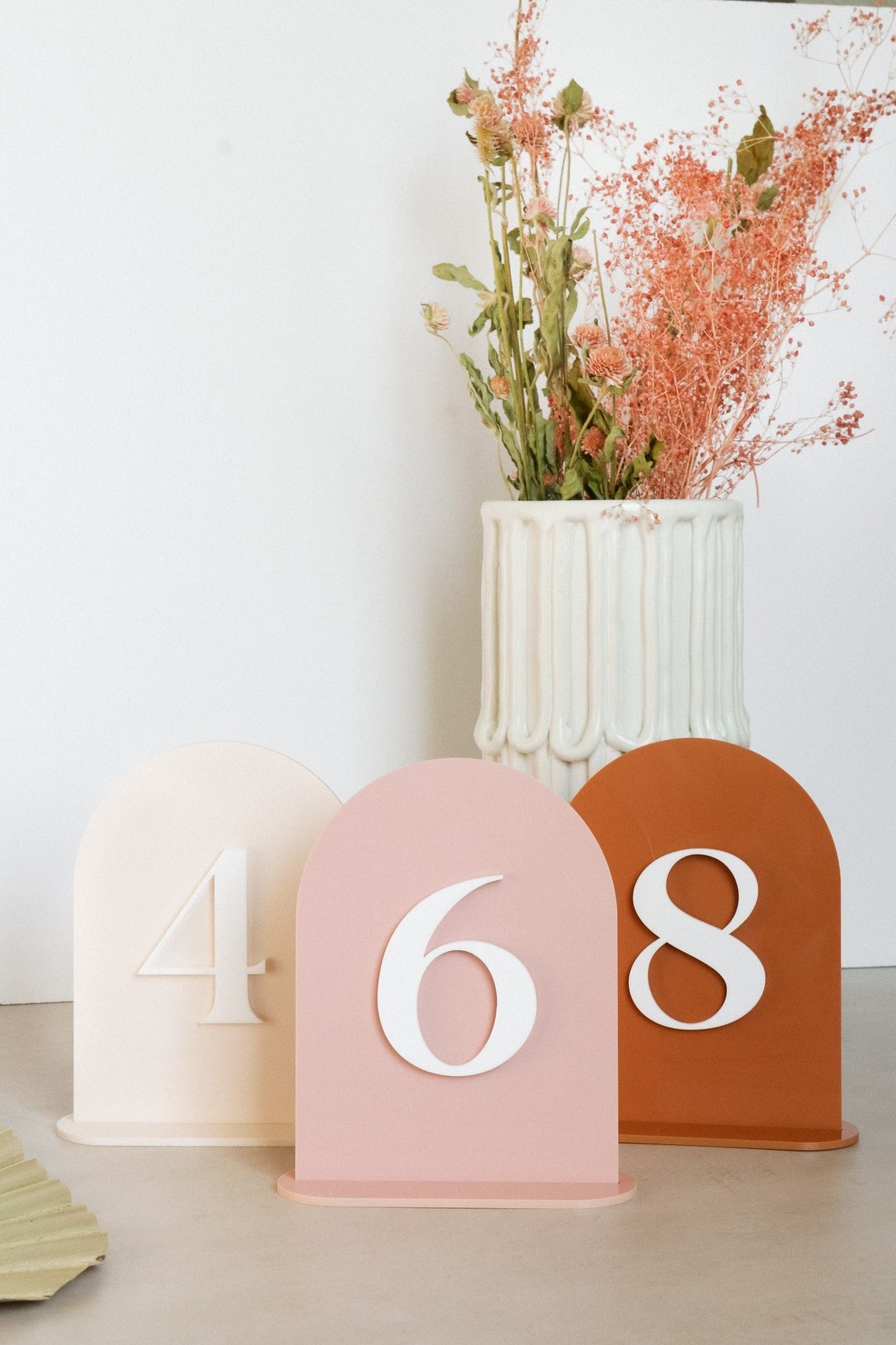 Arch Table Numbers Acrylic Table Numbers Wedding Table - Etsy