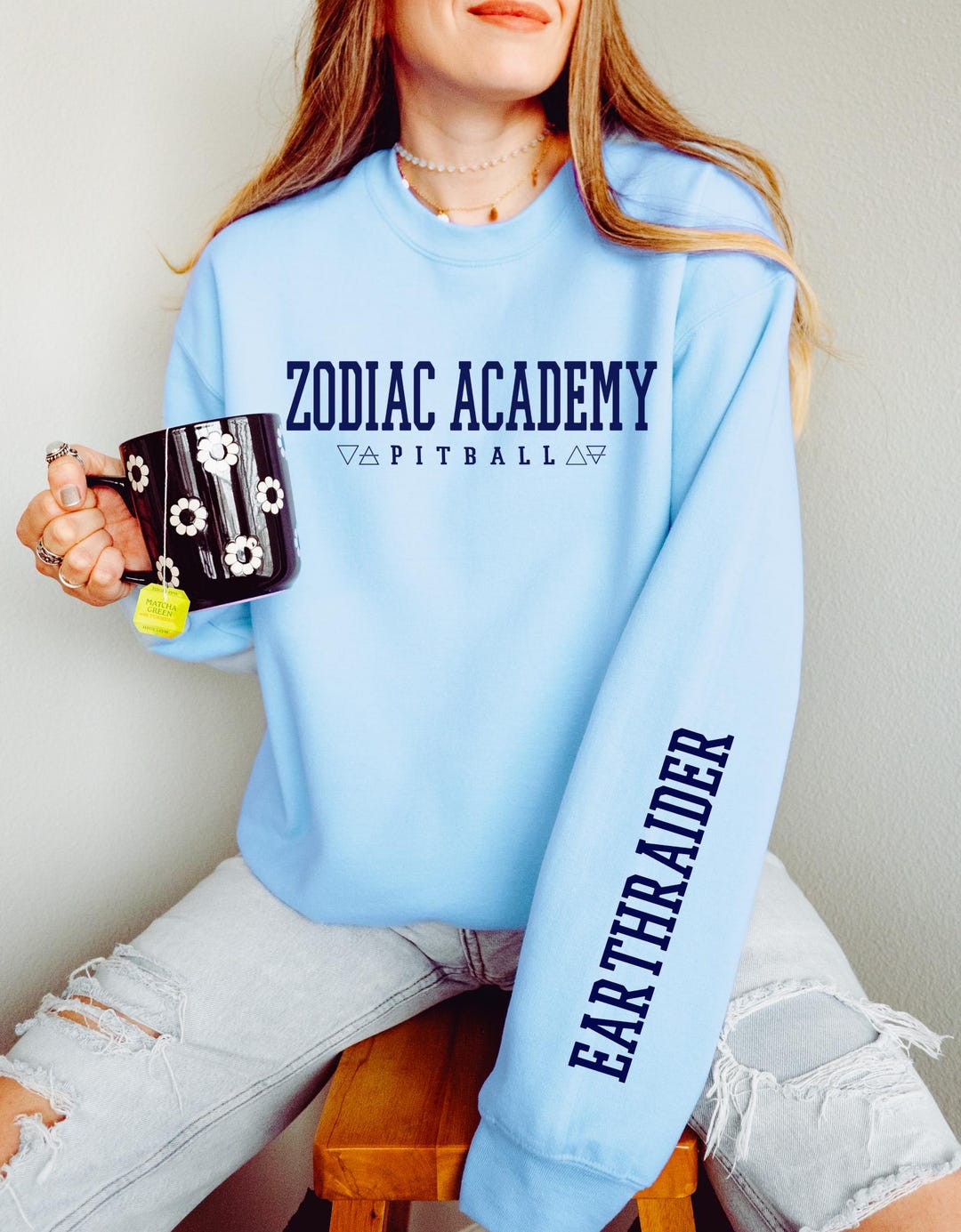 Zodiac Academy | Caleb Altair Jersey Sweatshirt - Etsy