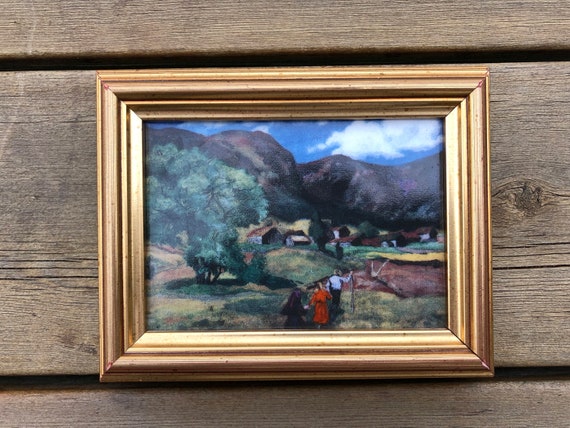 Vintage Art Tile N. Astrup Nikolai Johannes Astrup series | Etsy