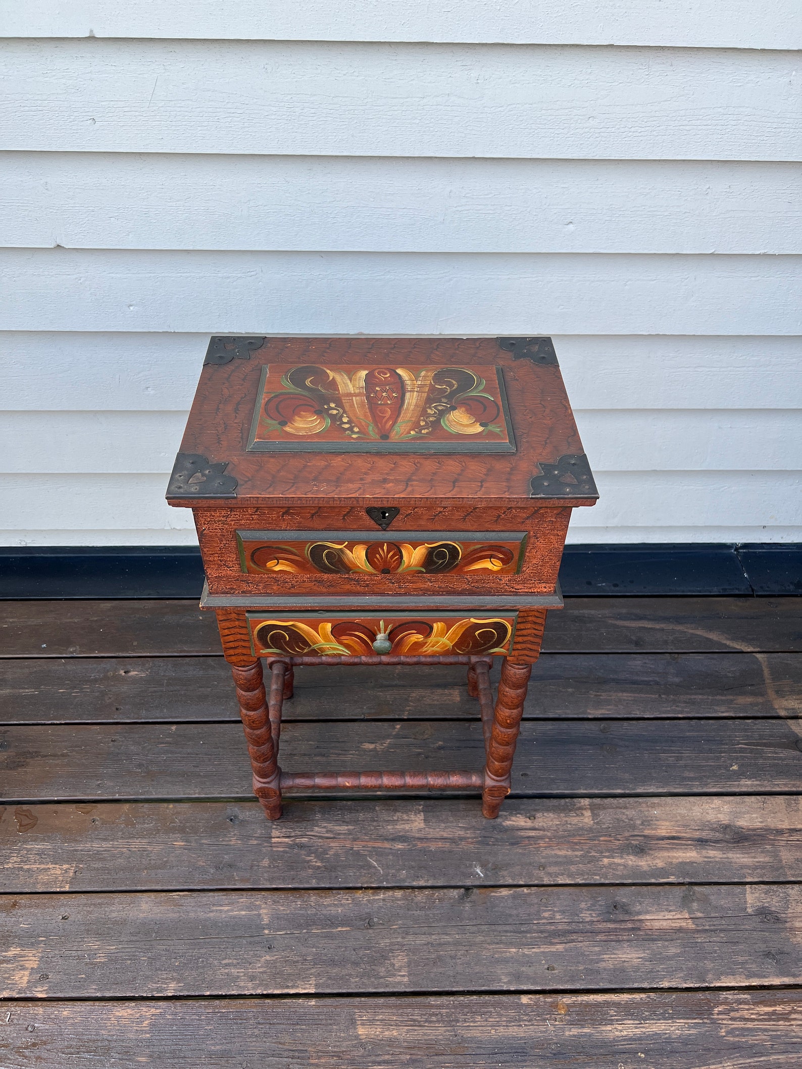 Original Swedish Handmade Sewing Chest Swedish - Etsy