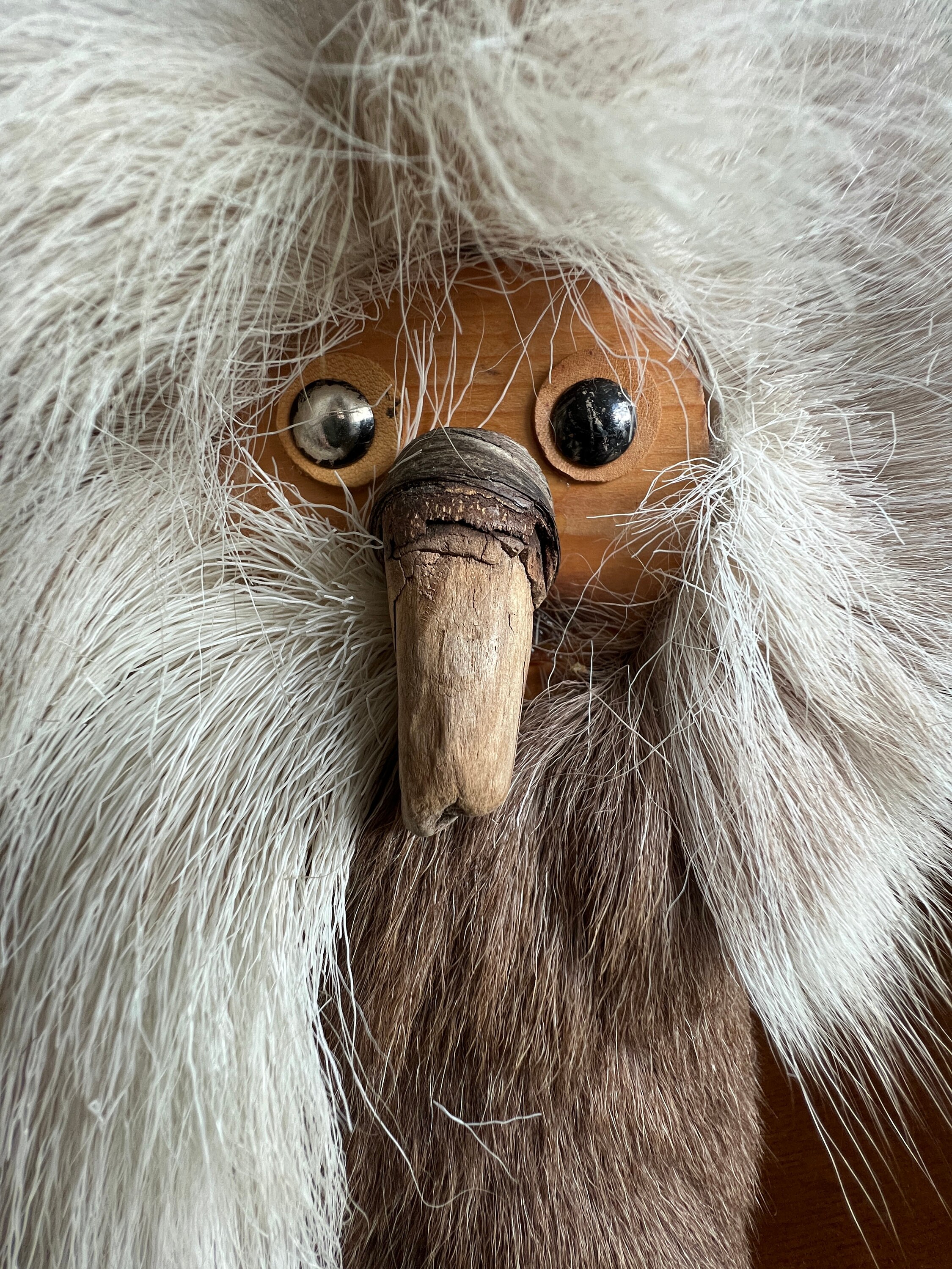 Traditional Sami Deer Skin Christmas Decoration, Handmade, Northern ...