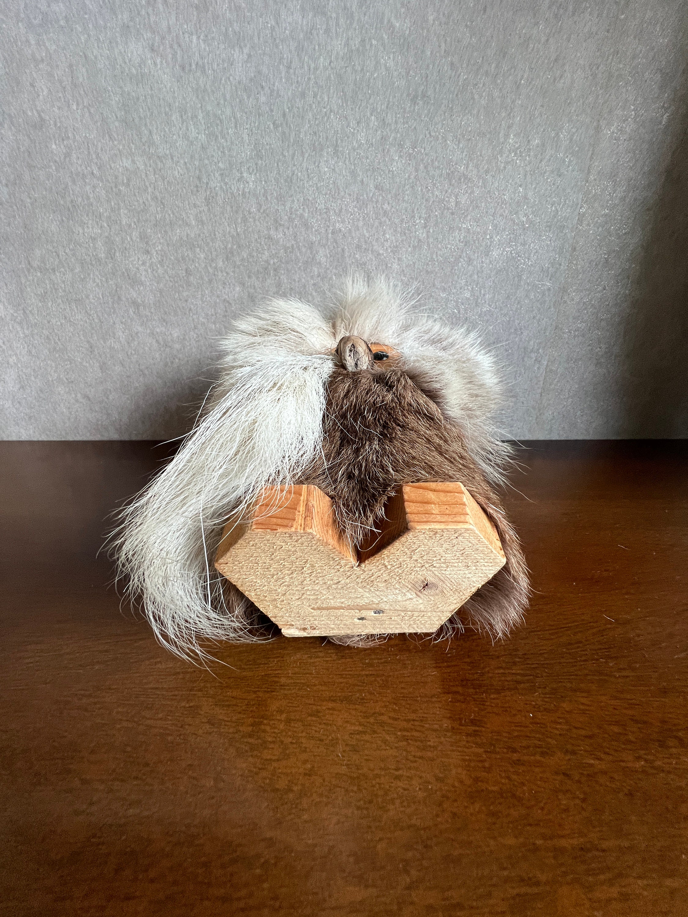 Traditional Sami Deer Skin Christmas Decoration, Handmade, Northern ...