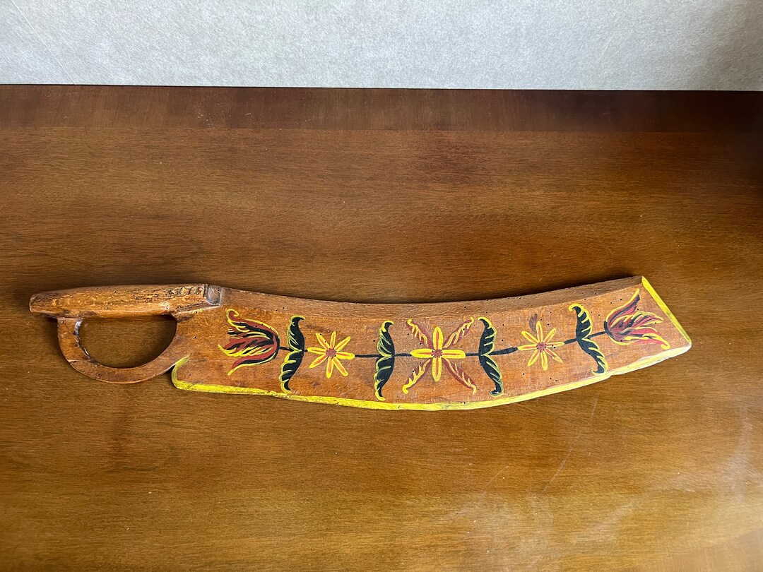 Antique 1874 Wooden Linnenbanke, Weaving Tools, Linenl Carder Tool ...