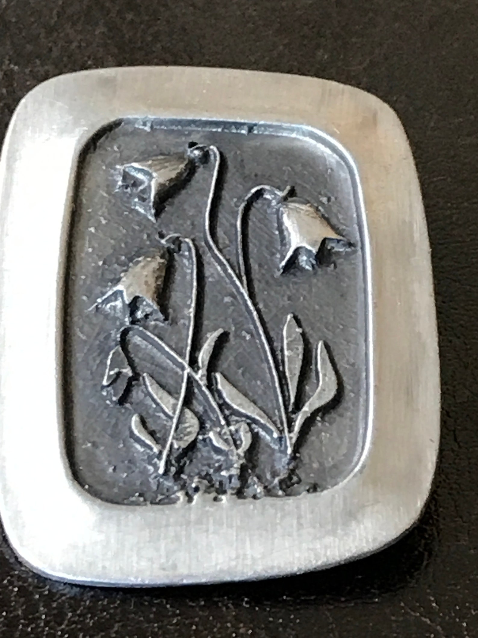 R Tenn Sweden Pewter Brooch Vintage Handmade Swedish Pewter | Etsy