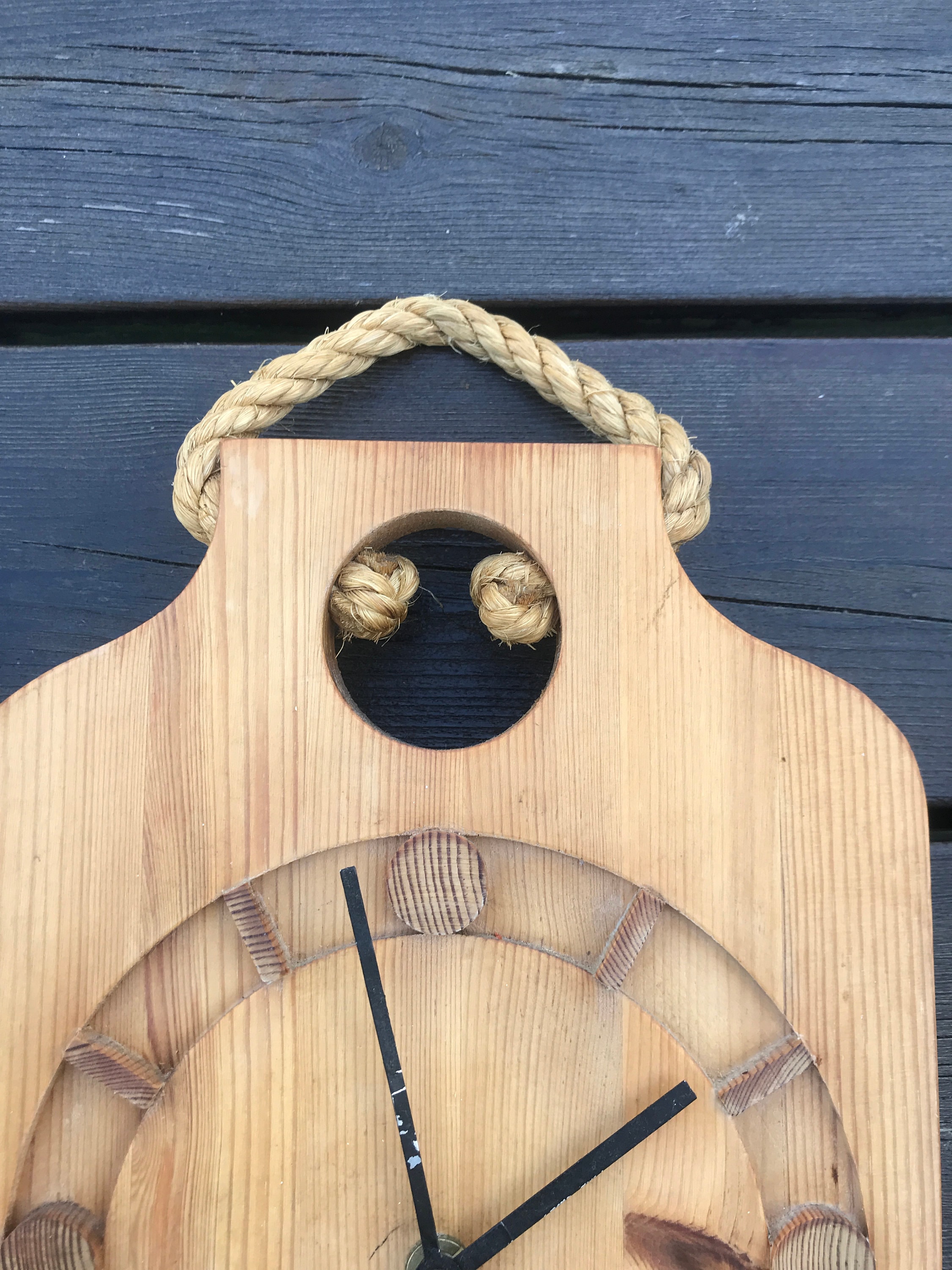 Modern Norwegian Art, Handmade Wooden Clock Designed by John ...