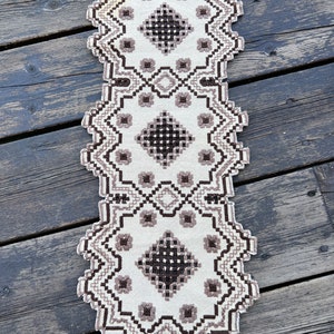 Vintage Norwegian Handmade Homemade Traditional Hardanger Embroidery ...