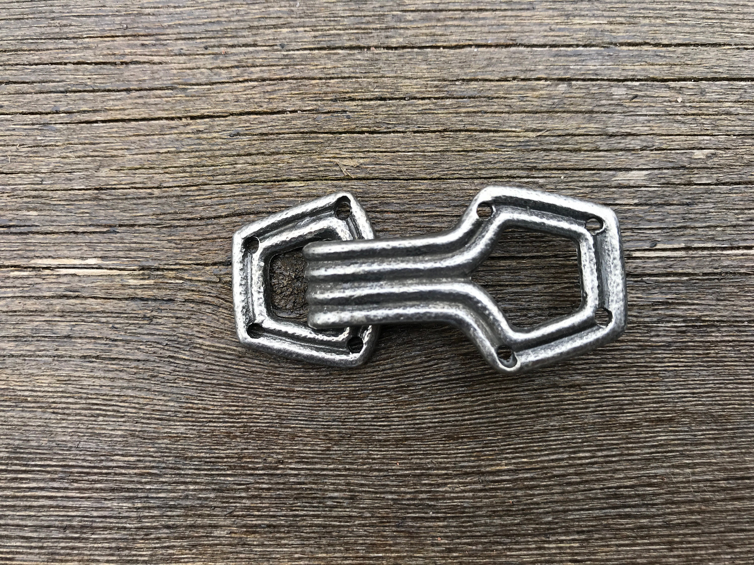 Vintage Norwegian Handmade Pewter Bunad Clasp, Norwegian Style Clasps ...