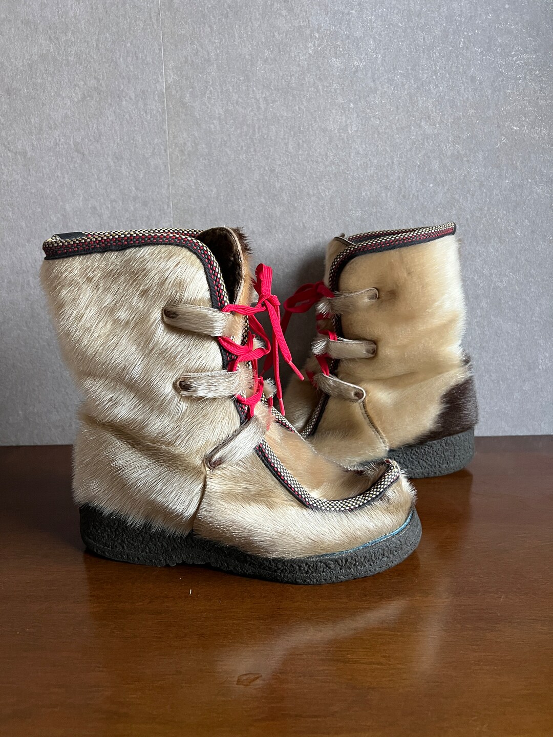 Topaz Sámi Polar Boots, Traditional Sámi Winter Footwear, Polar Boots ...