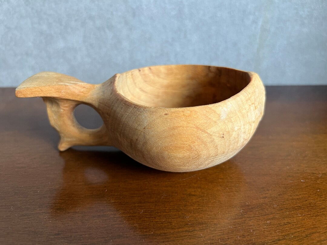 Kuksa Kasa, Kuksa Cup, Vintage Scandinavian Wooden Cup, Traditional Cup ...