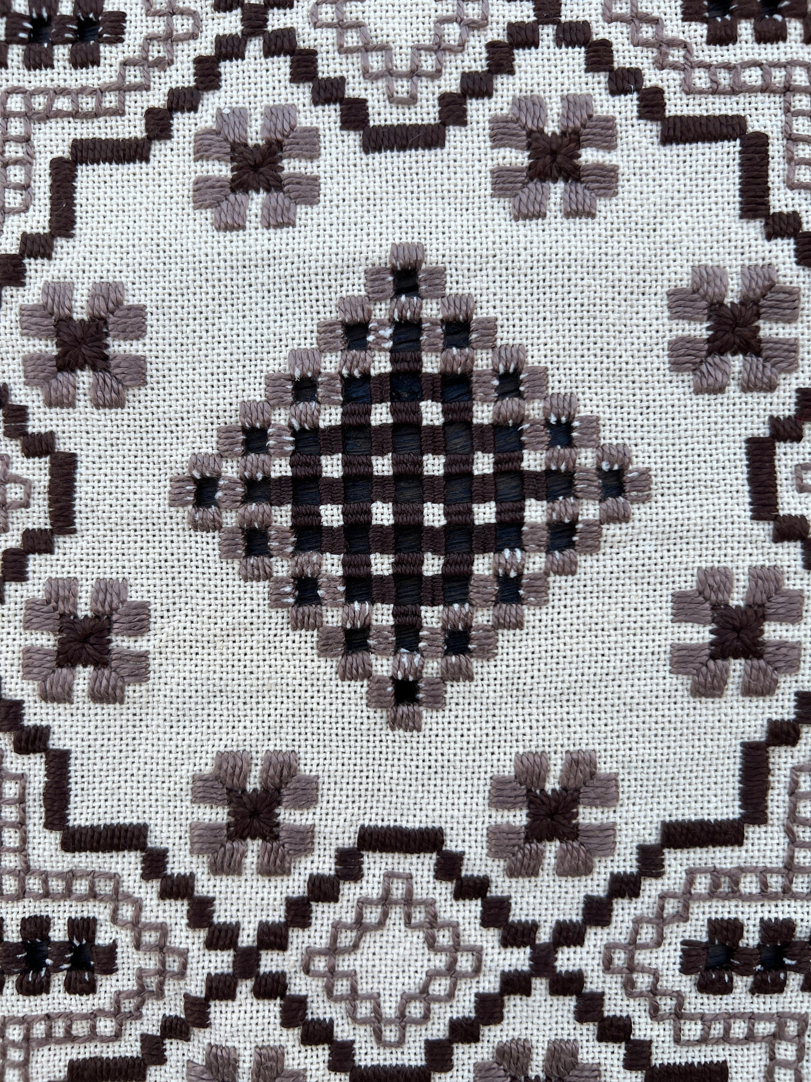 Vintage Norwegian Handmade Homemade Traditional Hardanger Embroidery ...