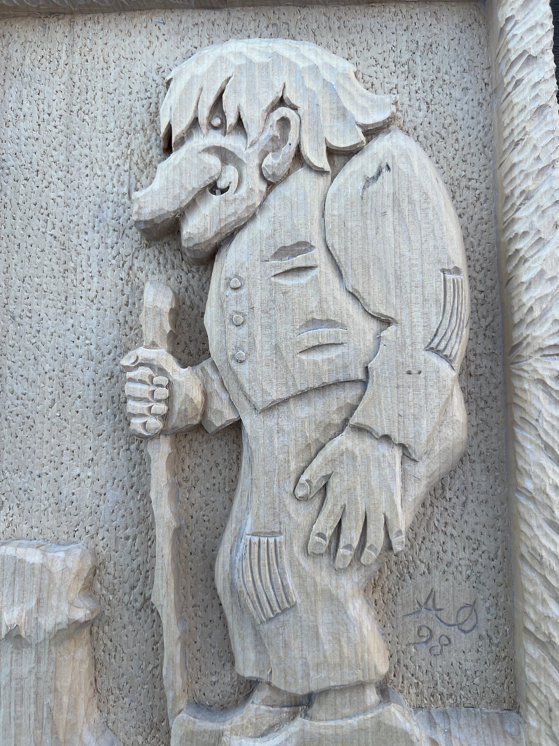 Norwegian Troll Wood Carving Wall Decor Scandinavian Home - Etsy