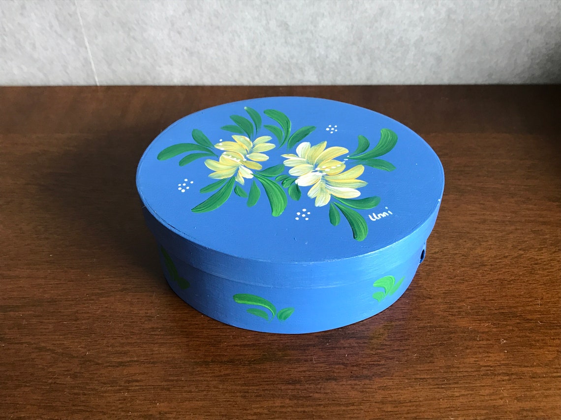 Vintage Norwegian Handmade Wooden Box Traditional Norwegian - Etsy UK