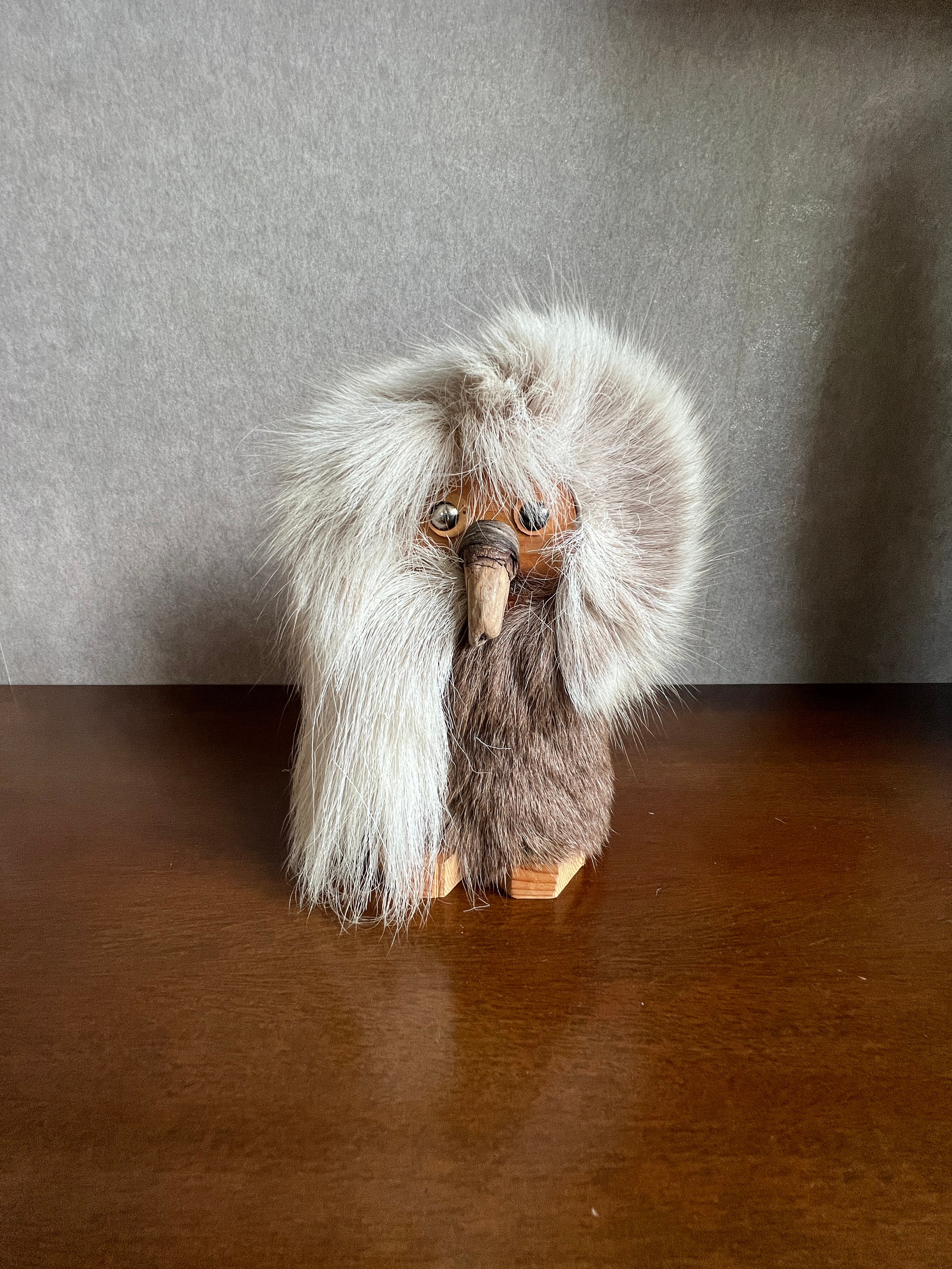 Traditional Sami Deer Skin Christmas Decoration, Handmade, Northern ...