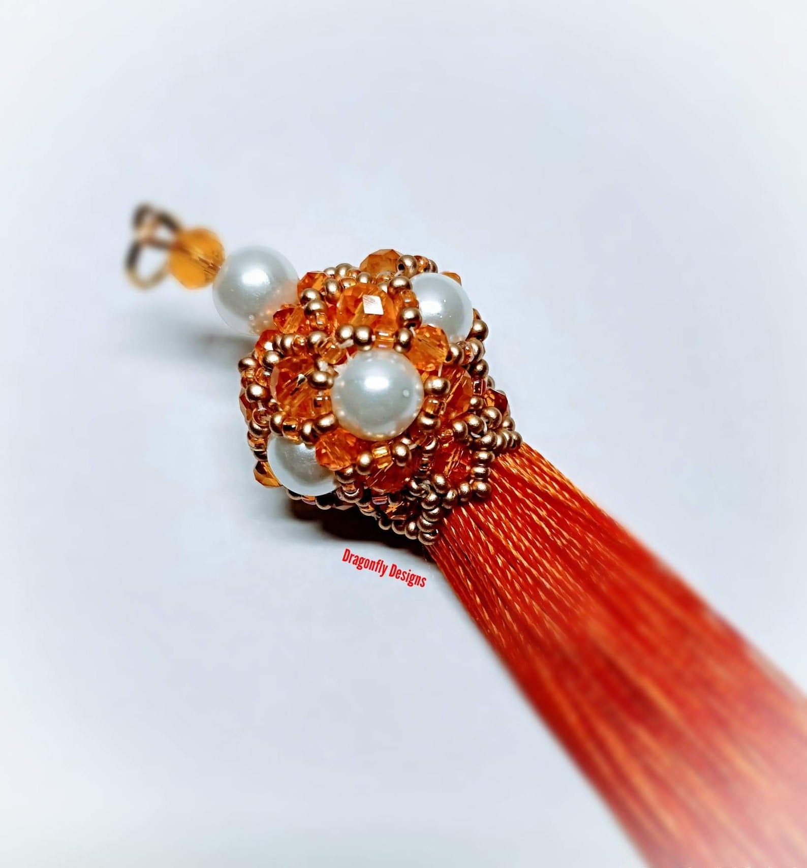 Tutorial for Christmas Tassel Tree Decoration, Beaded Tassel. Seed ...