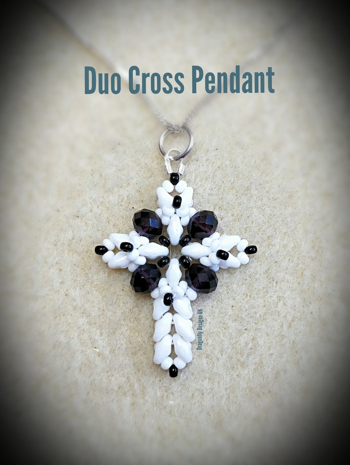 Duo Cross Pendant Bead Tutorial - Etsy