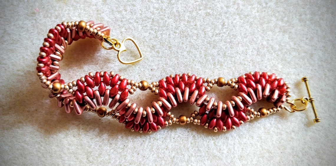 Chinese Dragon Beaded Bracelet Tutorial Pattern, Pdf - Etsy