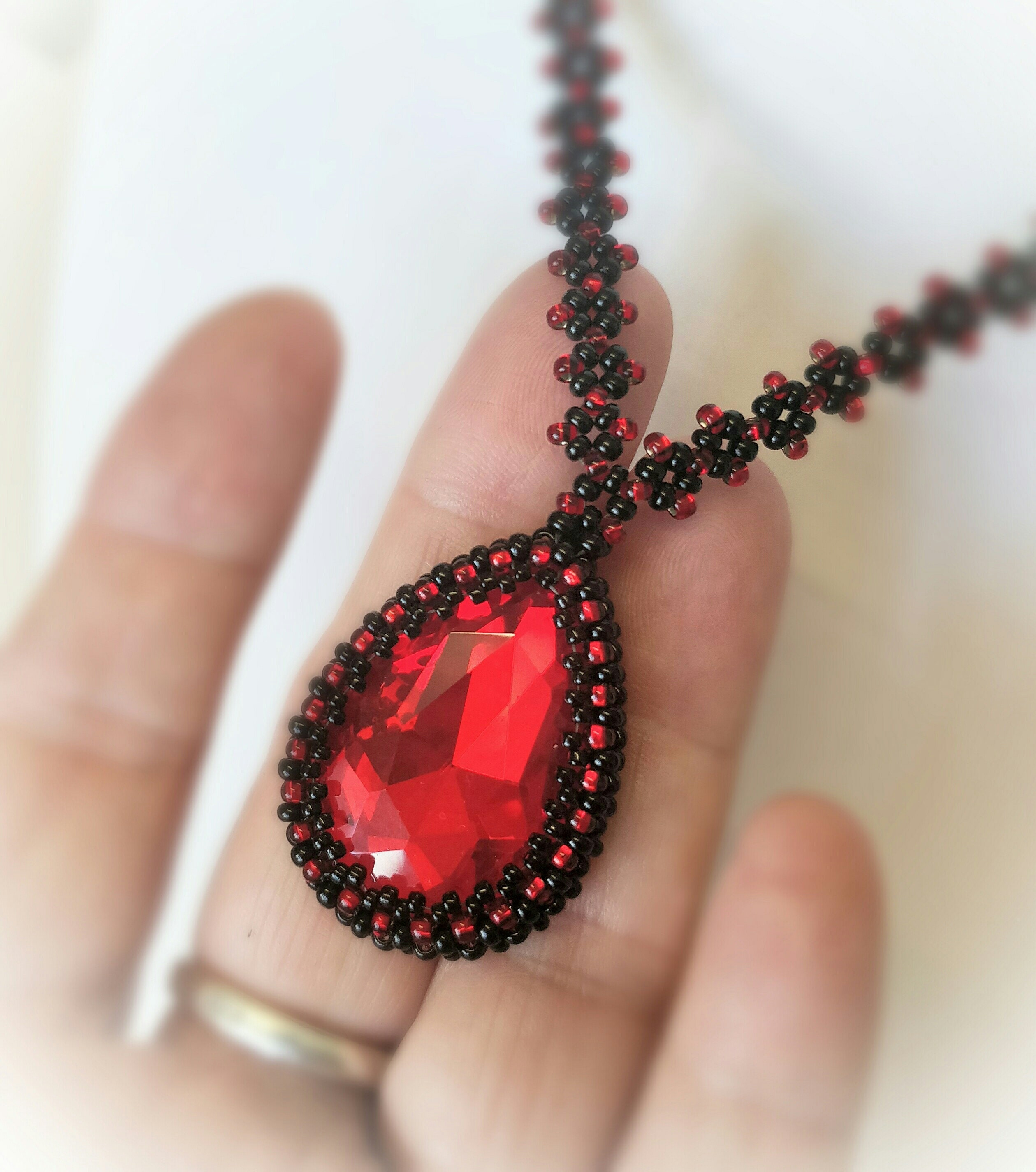 Holly Pendant, Bead, Pattern, Pdf, Tutorial, - Etsy