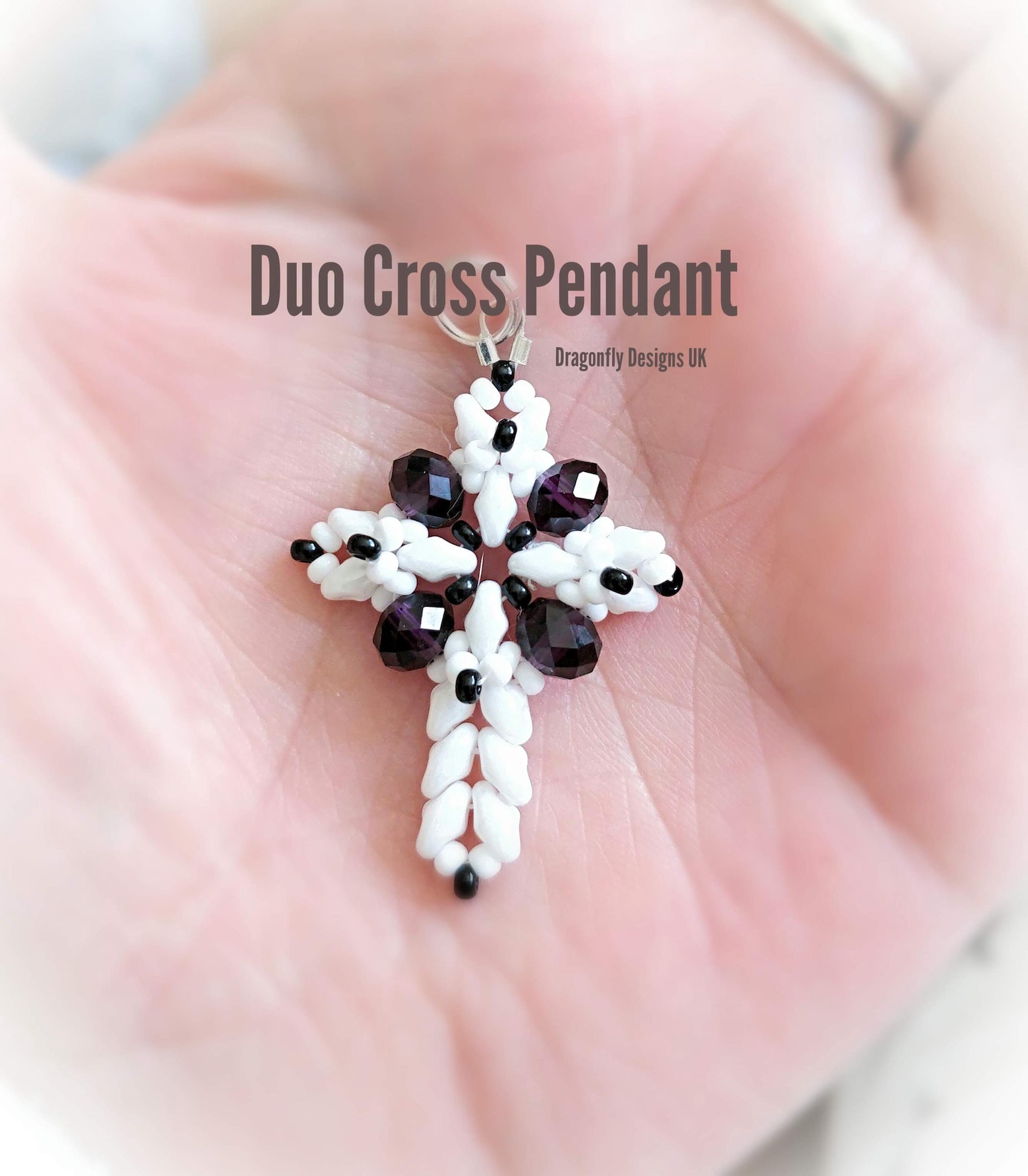 Duo Cross Pendant Bead Tutorial - Etsy