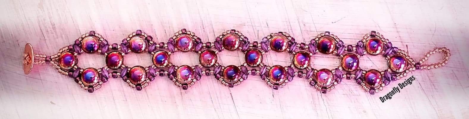Candy Chain Bracelet Pattern, Seed Bead, Tutorial, Superduos, Pdf ...