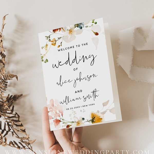 Folded Program - Etsy