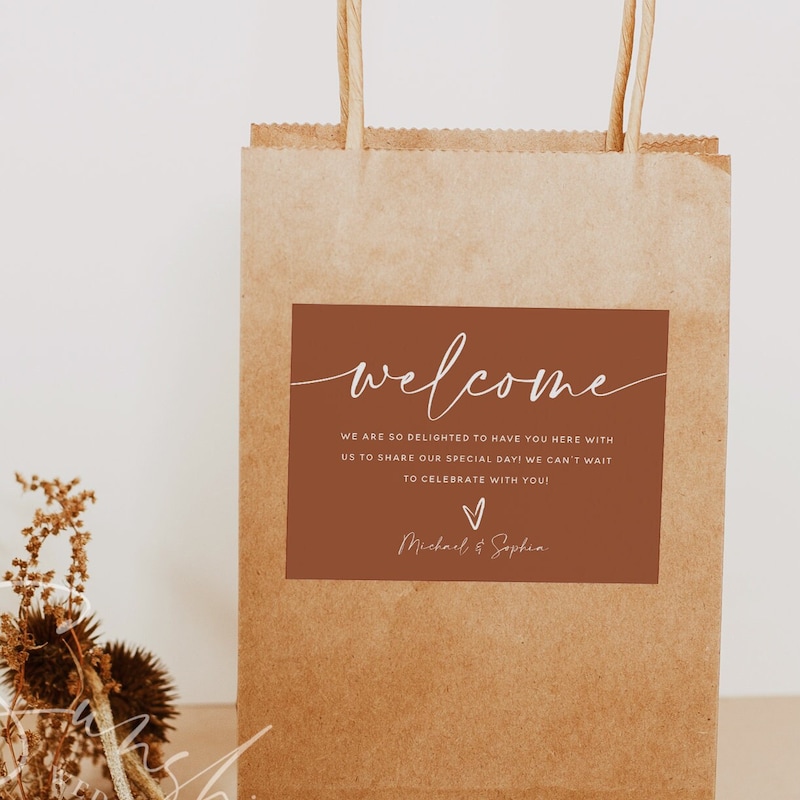 Wedding Welcome Bag - Etsy