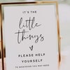 Please Help Yourself Wedding Sign, Help Yourself Sign Restroom Sign ...