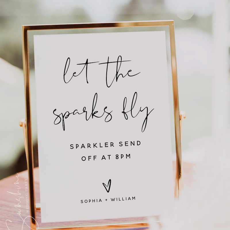Sparkler Sign - Etsy