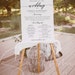 Modern Wedding Program Poster, Wedding Program Board Template Download ...