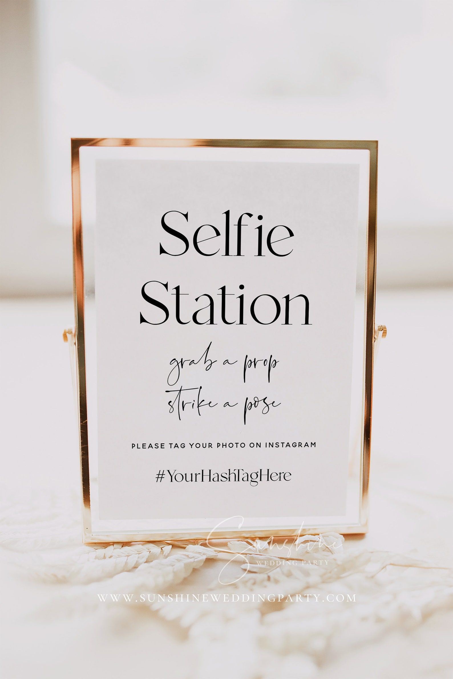 Selfie Station Sign Template Wedding Selfie Station Sign - Etsy