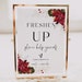 Freshen up Sign Template, Christmas Wedding Bathroom Sign, Bathroom ...