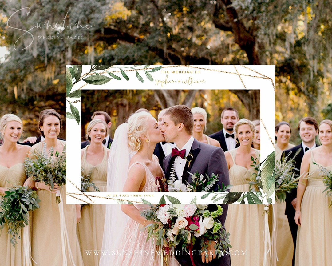 Photo Prop Frame, Photo Booth Frame, Selfie Prop Frame, Eucalyptus ...