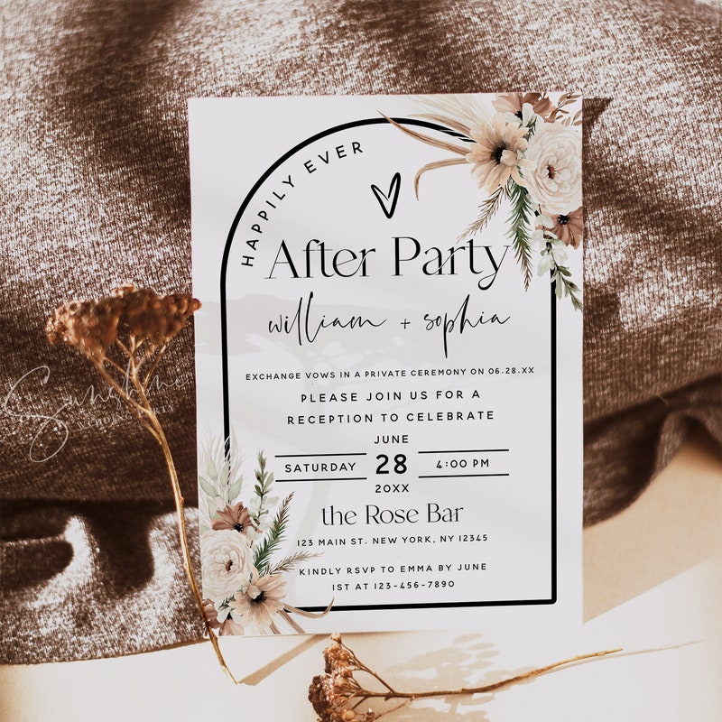 21 Wedding Reception Card - Etsy