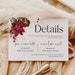 Christmas Wedding Invitation Kit Template, Wedding Invitation Suite ...