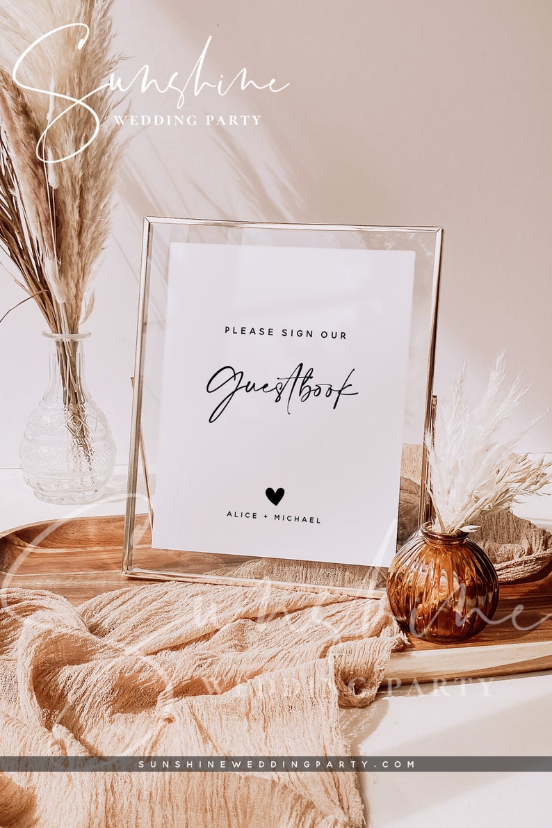 Please Sign Our Guestbook Sign Printable Sign Our Guestbook - Etsy