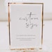 Modern Wedding Custom Sign Template 5x7 Wedding DIY - Etsy