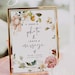 Snap a Photo Leave a Message Sign Template, Garden Flowers Wedding Sign ...
