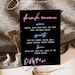 Neon Drink Menu Template, Modern Drink Menu Signs, the Bar Menu Signs ...