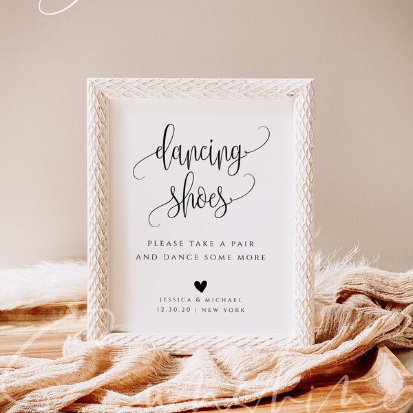 Dancing Shoes Sign - Etsy