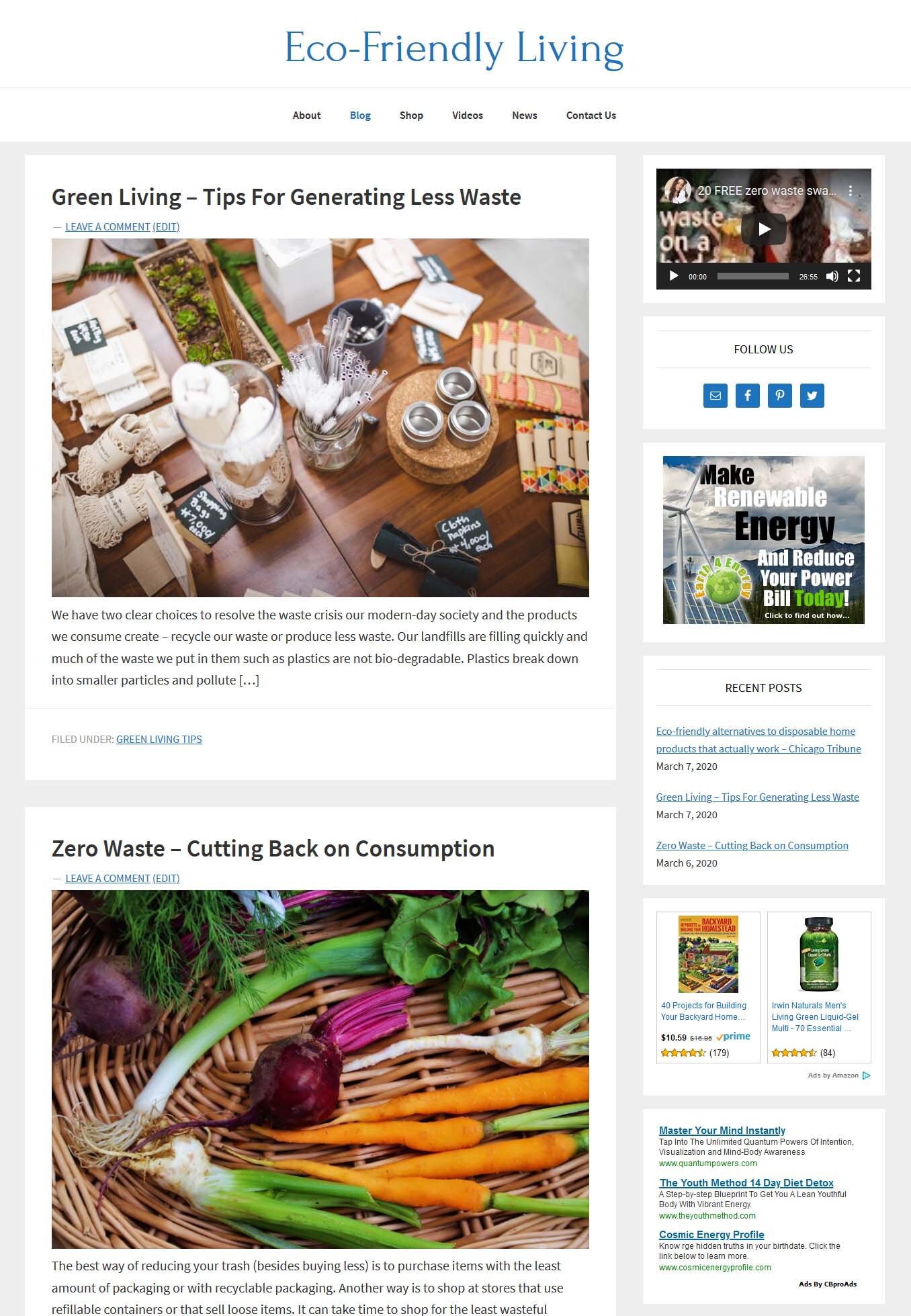 Premade Website Website Template Turnkey Website Blog - Etsy