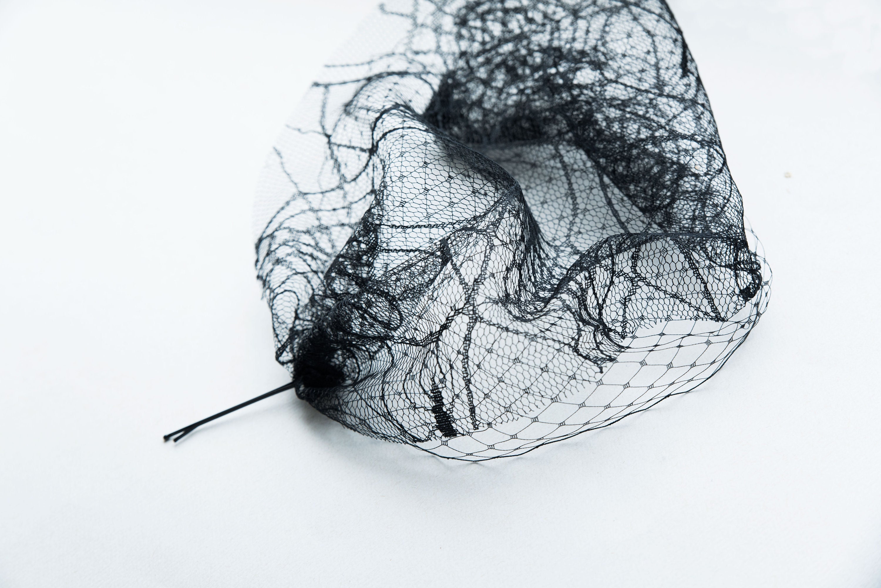 Spider Web Veil Black Spider Web Veil Spider Web Lace Veil - Etsy Canada