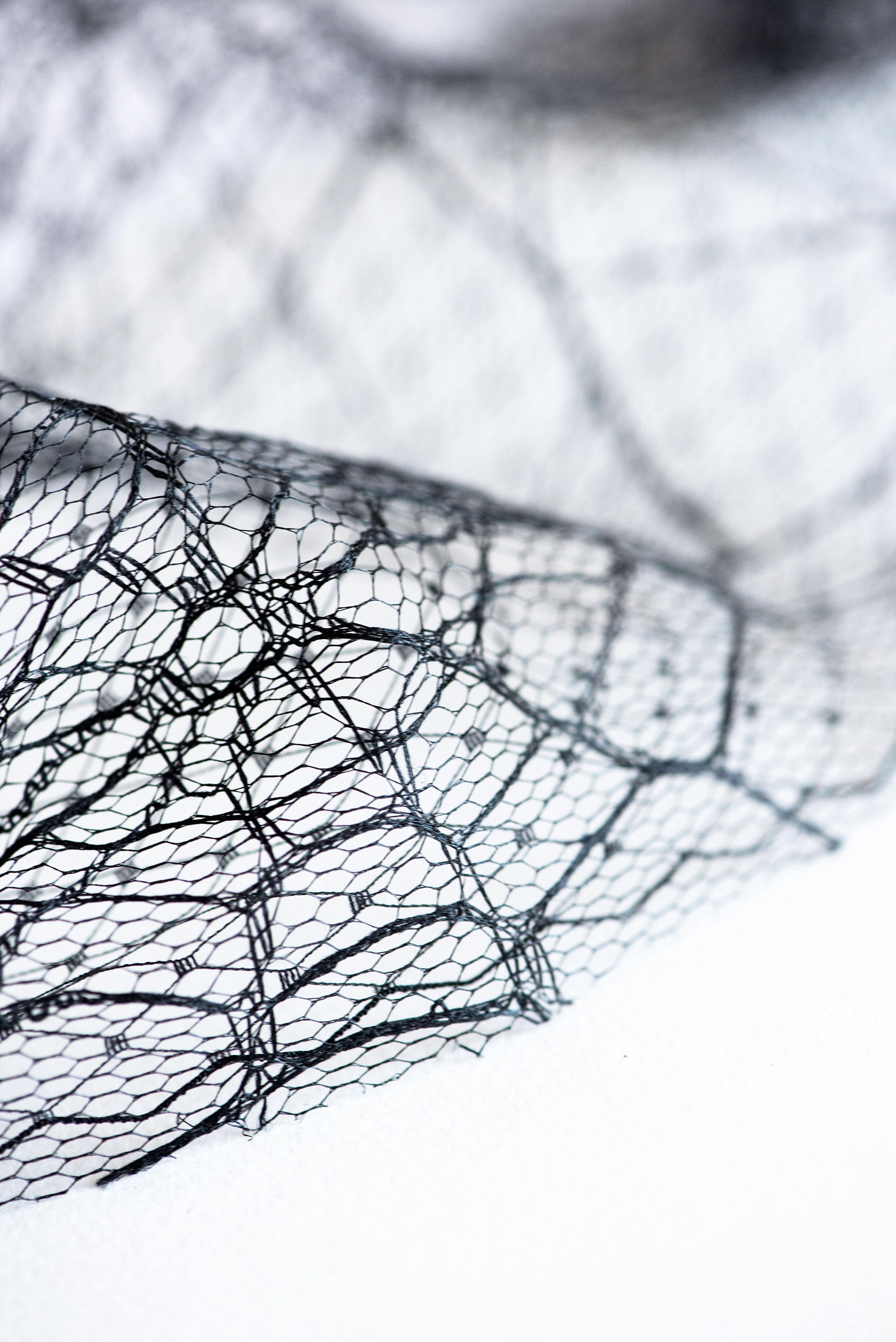 Spider web veil Black spider web veil Spider web lace veil | Etsy