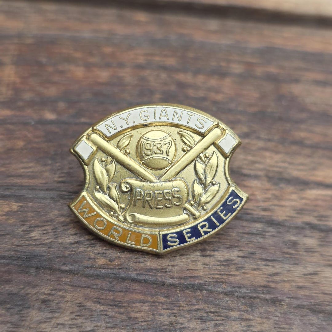 1937 World Series New York Giants Baseball Press Pin - Etsy