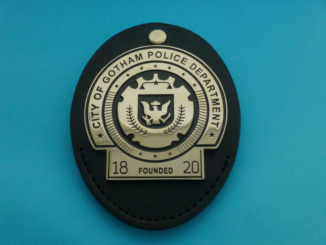Gotham City Badge # Movie Prop # Batman - Etsy