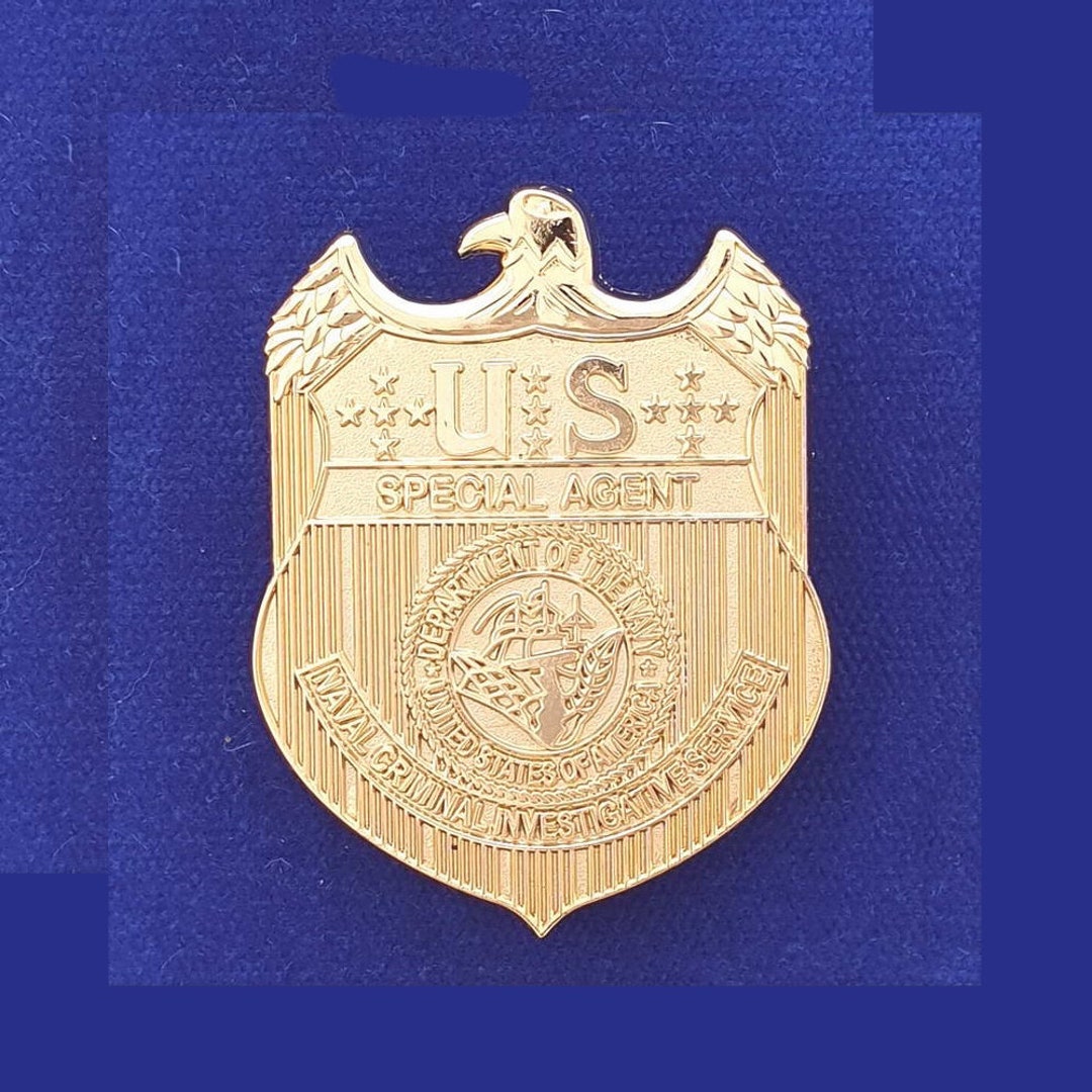 NCIS Metal Label Pin Navy CIS - Etsy