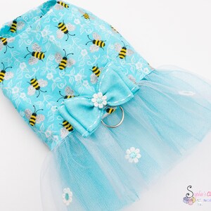 Teal Bumble Bee Pet Harness Pet Clothes Harness for Dogs - Etsy